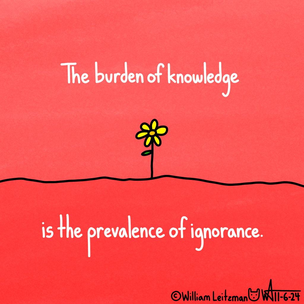 burden of knowledge - William Leitzman